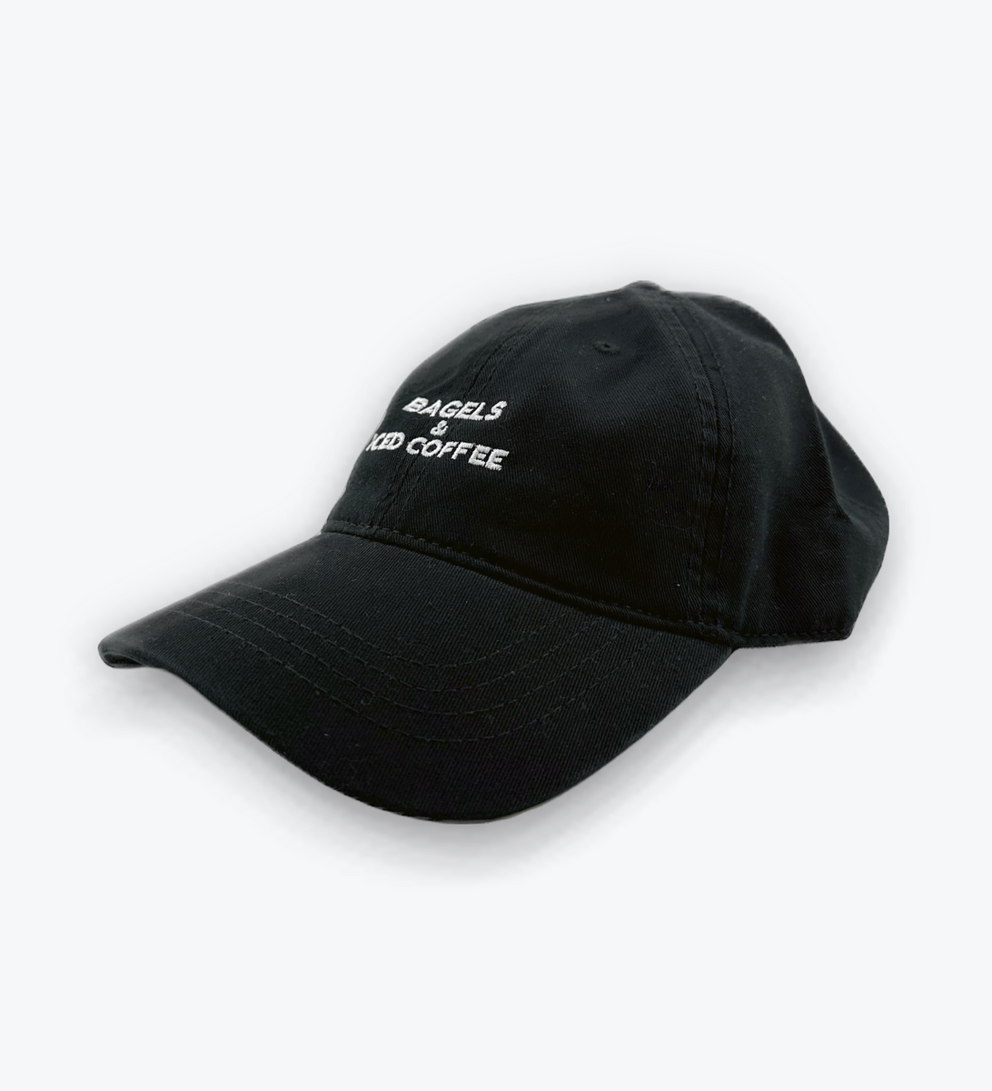 Bagels & Iced Coffee - Dad Cap - Black – Flavour Gallery